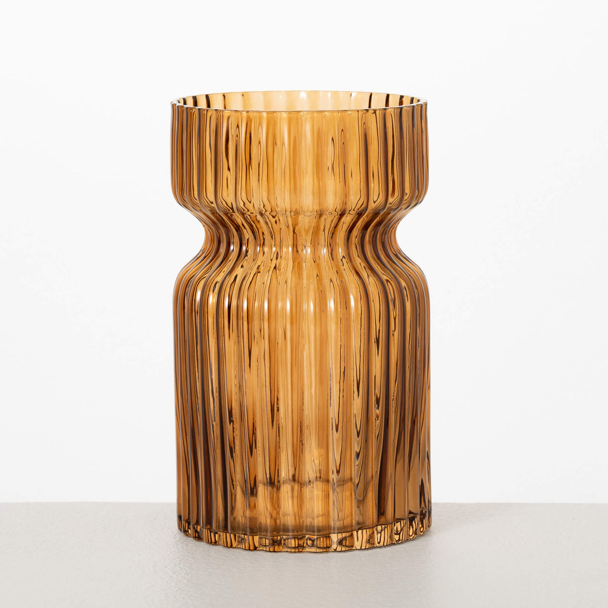Amer Glass Ribbed Vase – Sullivans Home Decor