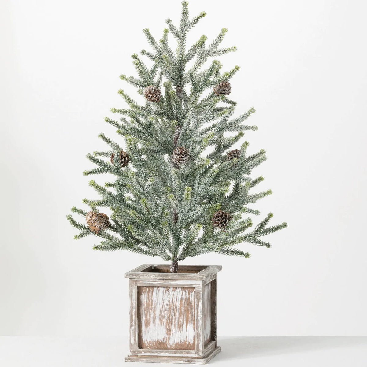 Holiday Flocked & Frosted Trees